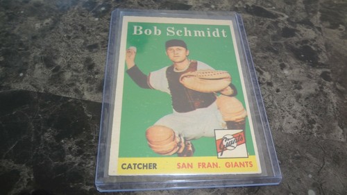 1958 TOPPS # 466 BOB SCHMIDT BASEBALL CARD | eBay