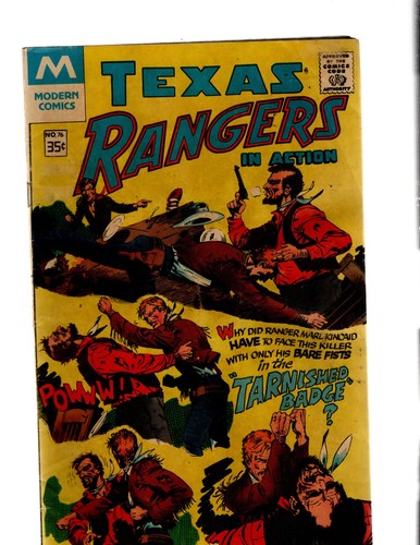TEXAS RANGERS IN ACTION COMIC BOOK No 76 Modern Comics Reprint | eBay