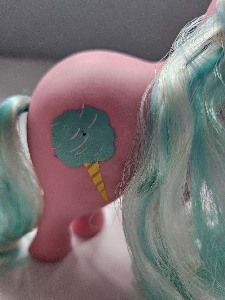 Vintage MLP My Little Pony G1 1983 Candy Cane Pony Sugar Sweet Pink ...
