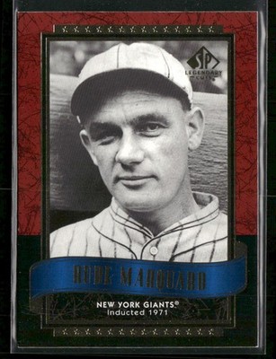 2003 SP Legendary Cuts #110 Rube Marquard | eBay