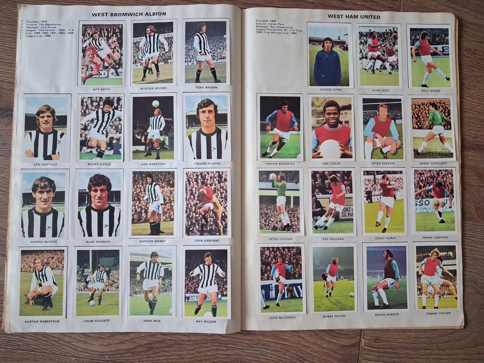 FKS SOCCER STARS 1972/73 ALBUM COMPLETE | eBay UK