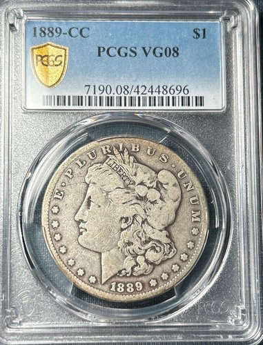 1889-CC Morgan Dollar PCGS VG08 VG8 | eBay