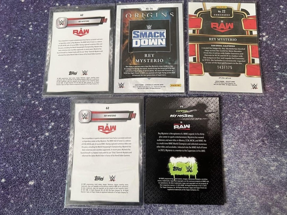 Rey Mysterio WWE Trading Set with Serial Card, Collectible Figure | eBay