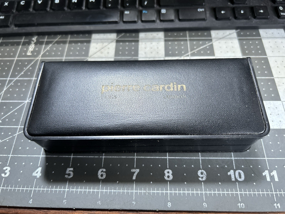 Pierre Cardin Pen & Pencil Set with Case Vintage Auburn & Gold Tone | eBay