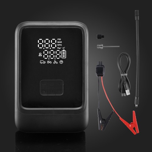 Portable 8000A Car Jump Starter With Air Compressor Pack Booster 12V ...