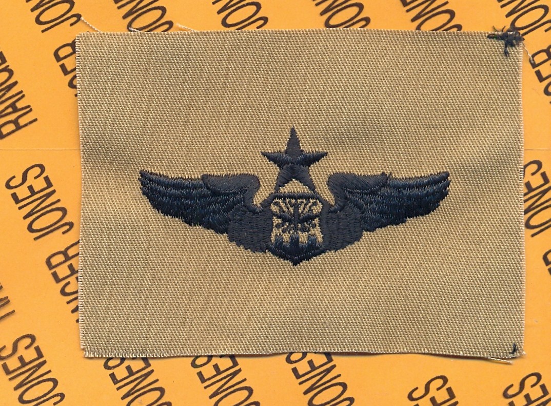 USAF Air Force Senior Navigator Observer Aviation desert Black wing ...