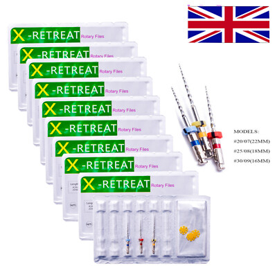 10packs Easyinsmile X-Retreat File Dental NITI Rotary Files Endodontic ...