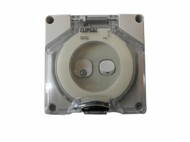 Clipsal 56 Series Weatherproof Ip56 Switched Fused Fuse Spur Connection ...