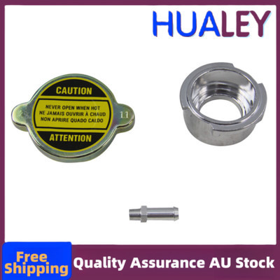 1.1 BAR RADIATOR CAP 1-1/4" + WELD ON Aluminum Radiator FILLER NECK | eBay