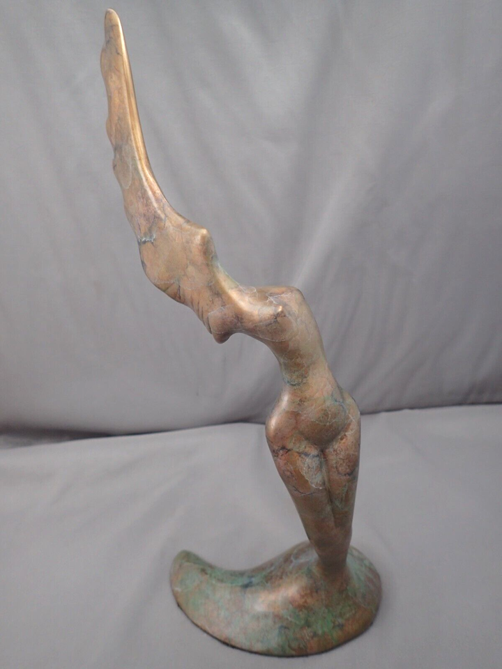 LEO OSBORNE NUMBERED BRONZE NUDE SCULPTURE RE-MEMBERING LIMITED EDITION ...