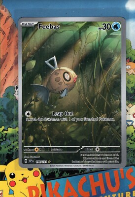 Pokémon TCG Feebas 198/191 Illustration Rare Surging Sparks NM/M | eBay