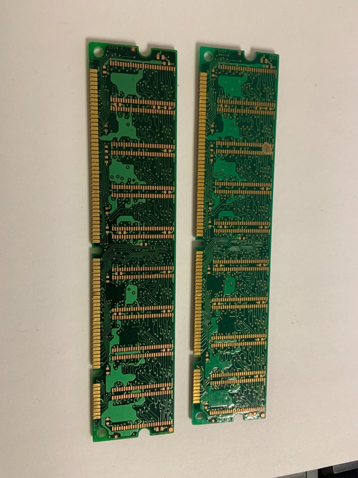Micron 512MB (2X256MB) PC133 133MHz 168Pin Desktop SDRAM Memory Ram NON ...
