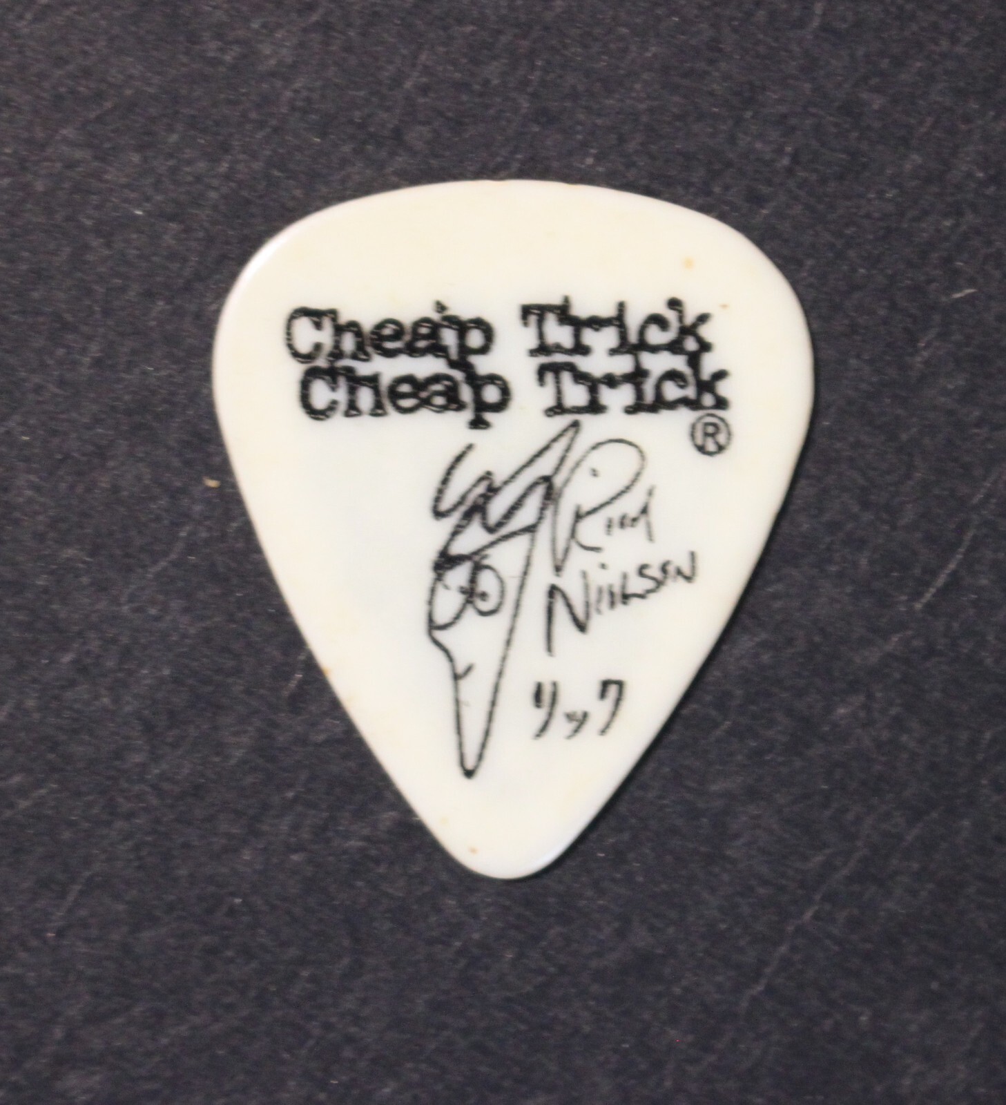 Cheap Trick - Rare Vintage Rick Nielsen Signature R's/ Face Logos ...