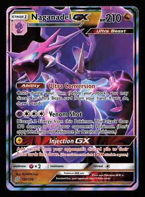 Naganadel GX 160/236 Holo Rare Unified Minds Pokémon Card | eBay