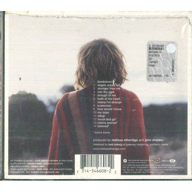 Breakdown [Limited Edition] [Limited] by Melissa Etheridge (CD, 1999 ...