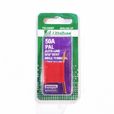 Littelfuse PAL450BP PAL 50 Amp RED Fuse 9/16" Bent Male Terminal 50A | eBay