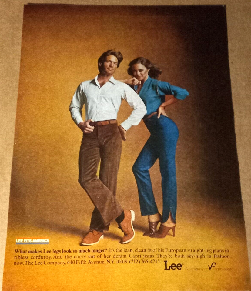 1979 print ad page - Lee Jeans SEXY girl JAYNE MODEAN guy fashion ...