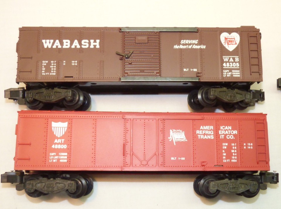American Flyer Wabash Freight Set 2 PA-1 Diesel Engines & 6 Train Cars ...