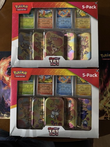 Costco Pokemon Scarlet & Violet 151 Mini Tins Bundles Factory Sealed X ...