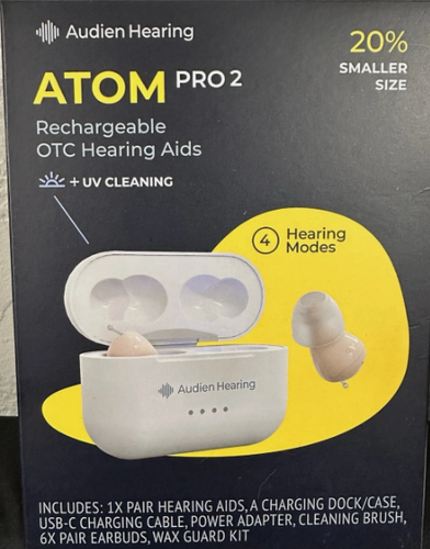Atom Pro 2 Rechargeable OTC Hearing Aid | eBay