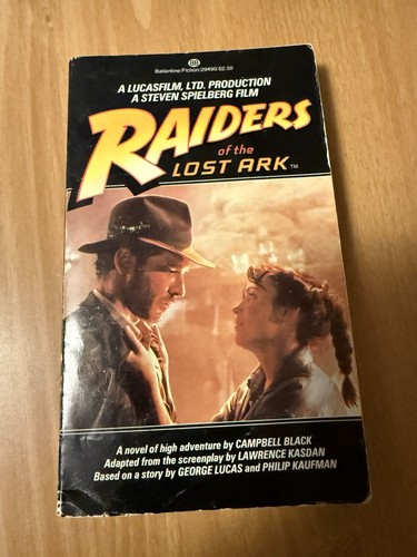 1981 Raiders of the Lost Ark; By Campbell Black (1st ED/Paperback) | eBay
