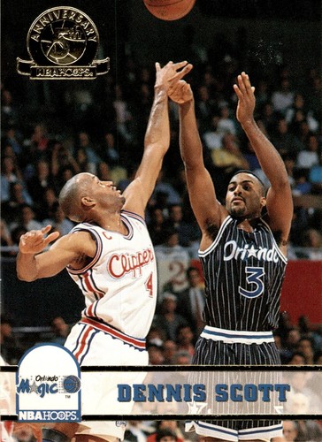 1993 Hoops #157 Dennis Scott 5th Gold Great Card! | eBay