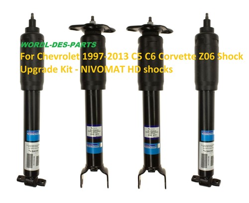 NEW SACHS Front & Rear Z06 Shock Kit fit 97-13 C5 C6 Chevrolet Corvette ...
