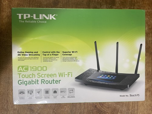 TP-Link AC1900 Wireless Wi-Fi Gigabit Router with Touch Screen Setup ...