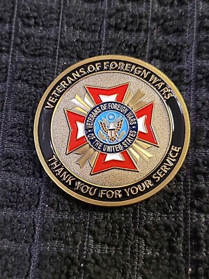 VFW CHALLENGE COIN Florida Together We Can Thank You For Your Servic ...