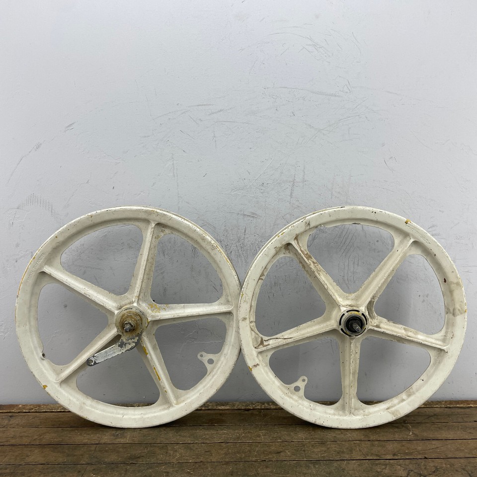 Troxel Trackmaster BMX Mag Wheel Set Old School BMX Shimano MX 70s 80s ...