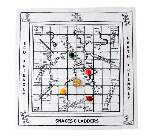 Snakes and Ladders / vaikuntapali / Moksha Pata / Parama Padam Board ...