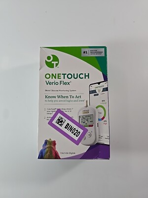 One Touch Verio Flex Blood Glucose Monitoring System for Blood Sugar 1 ...