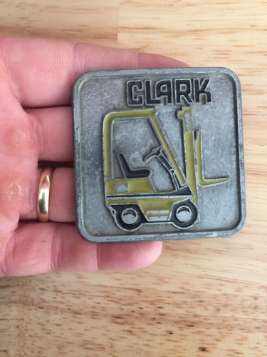 Clark Forklift Belt Buckle METAL Vintage Construction Equipment ...