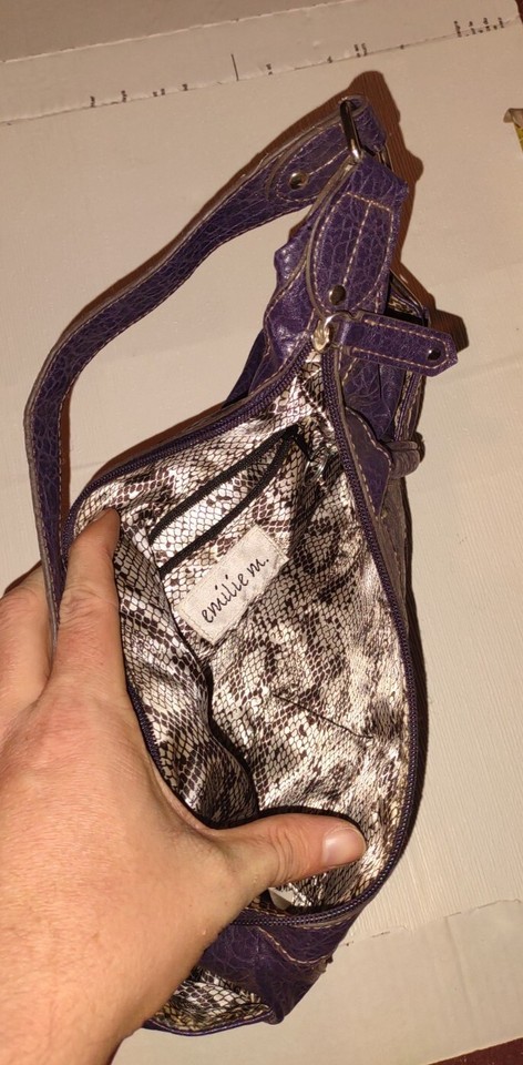Purple Emilie M Leather Purse | eBay