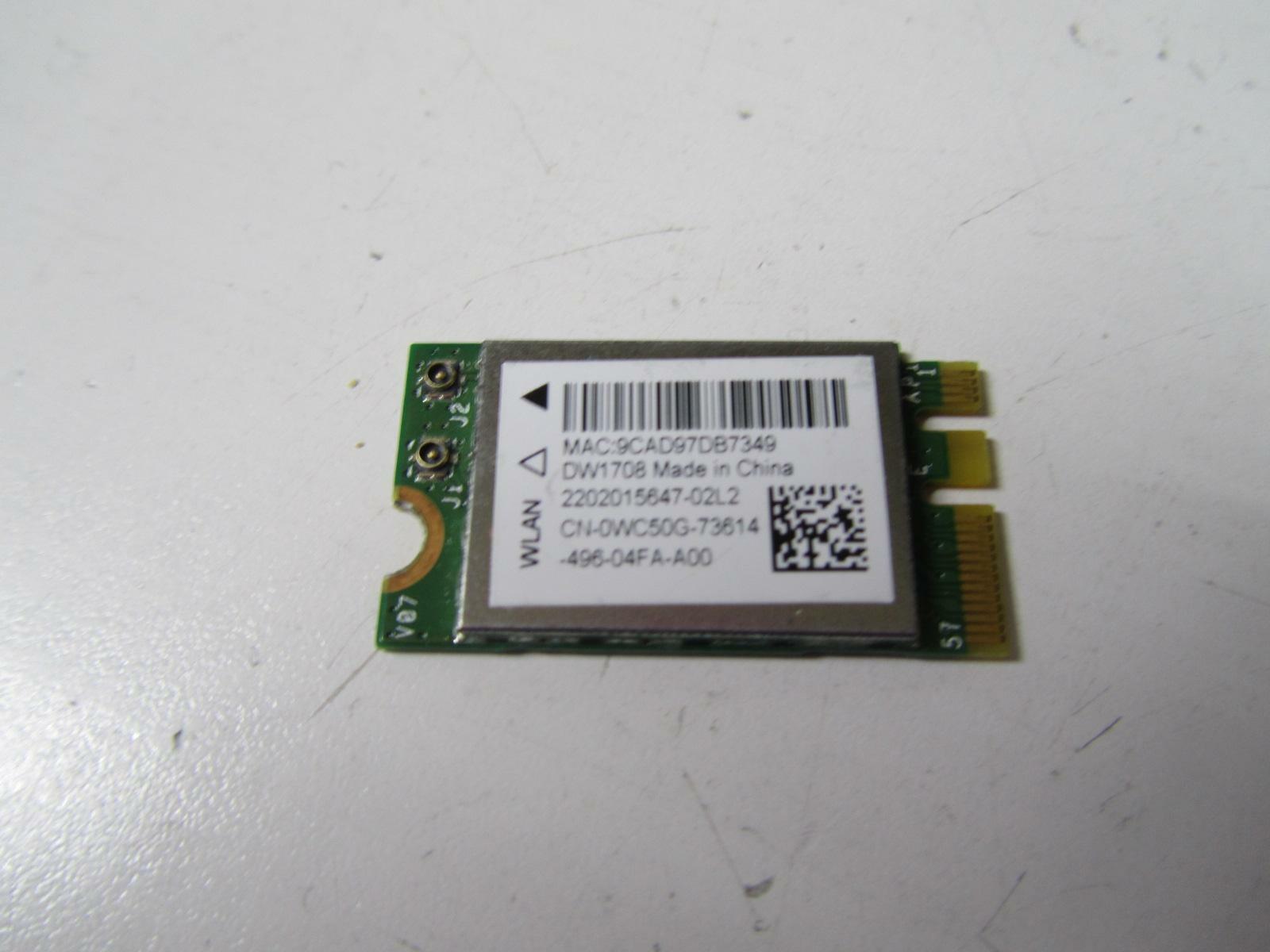 Pair of Genuine Dell Wireless Bluetooth WiFi WLAN Card QCNFA335 ...