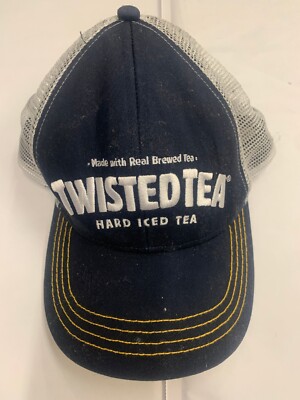 Twisted Tea Hat Cap Adjustable Blue White Pre Owned HT 7+96 | eBay