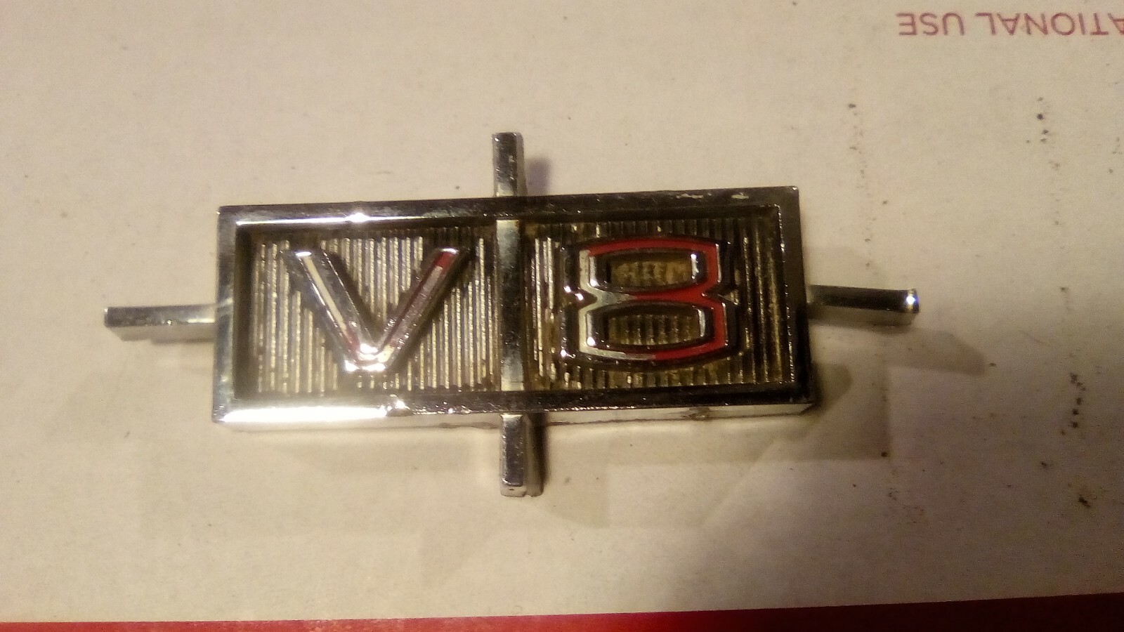 Oldsmobile F85 Cutlass V8 Emblem Front Fender 1964 1965 1966 | eBay