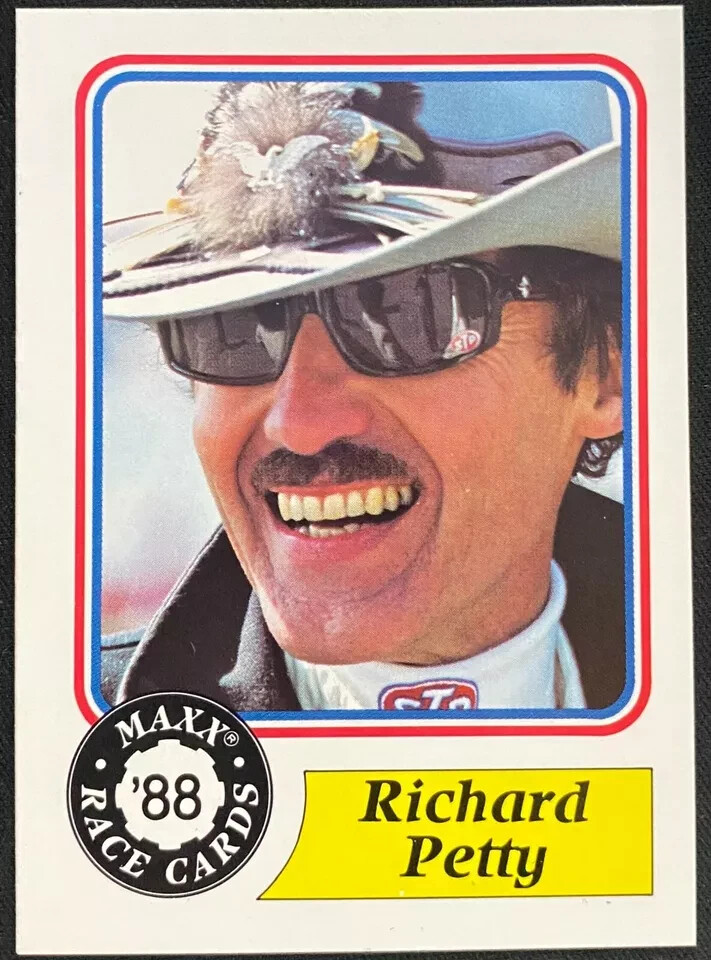 BLOW-OUT! Richard Petty 1988 Maxx Race Cards ROOKIE Card #43. FREE ...