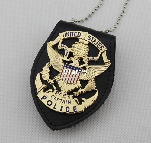 LEATHER NECK CHAIN BADGE HOLDER FIT FOR All BADGE STYLES | eBay