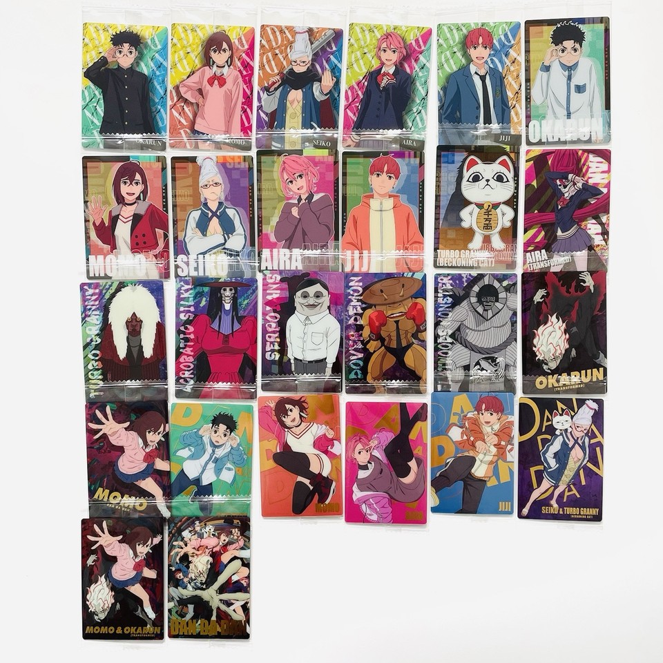 Dandadan Animation Wafer Card Complete All 26 types Plastic Collection ...