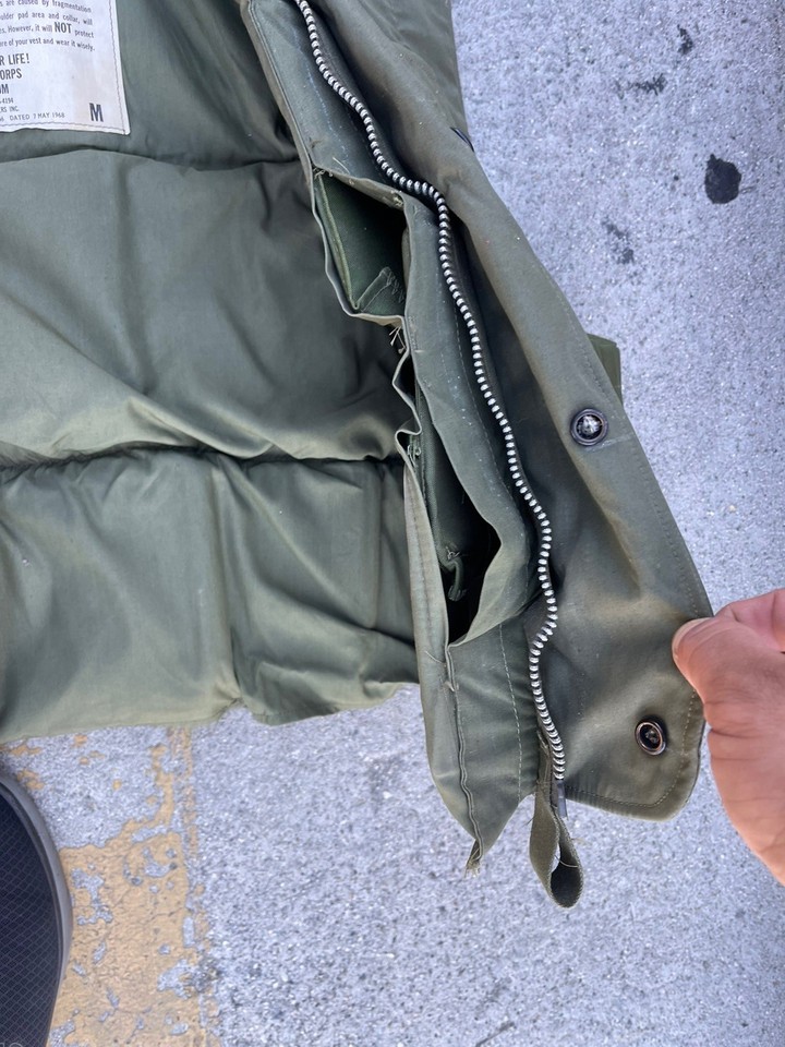 Original Vietnam War USMC M1955 Flak Jacket Armor Vest 1968 Rare | eBay