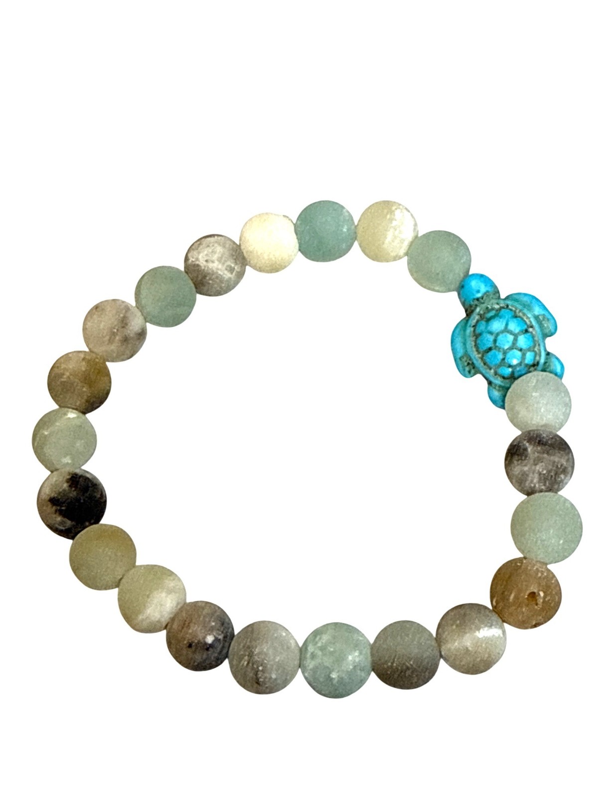Fahlo Natural Stone The Sea Turtle Journey Bracelet S… - Gem