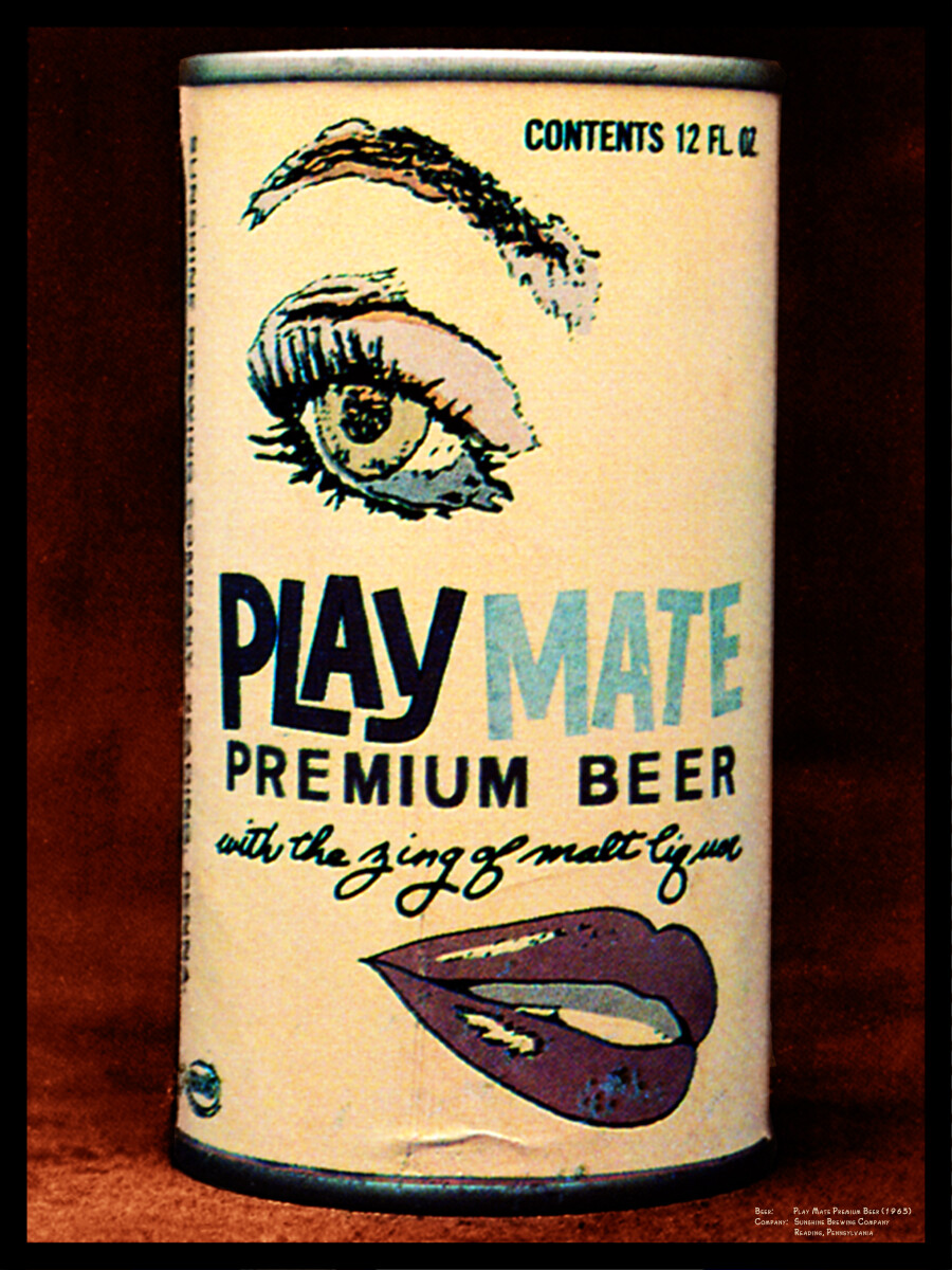 Beer Cans - Play Mate Premium Beer (1963) Canvas Art Poster 18"x 24" | eBay