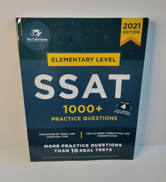 Elementary SSAT: 1000+ Practice Questions by The Tutorverse (2019 ...