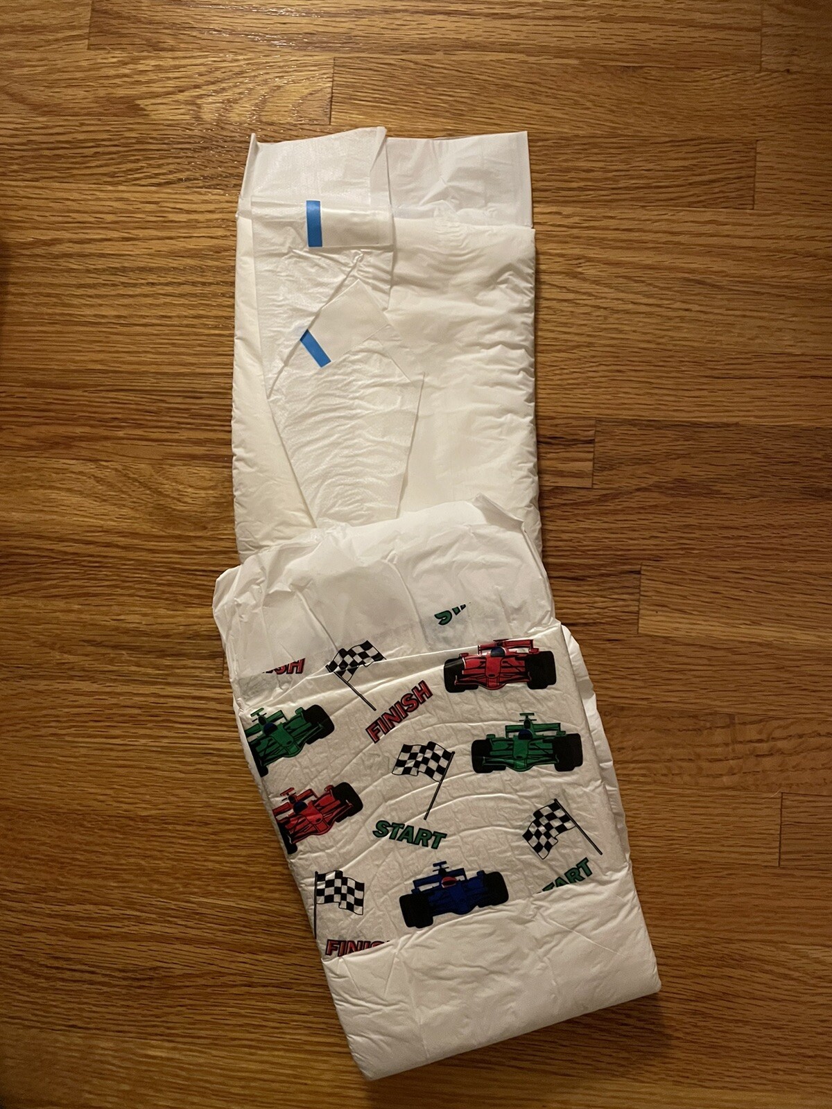 Star Diapers Race Car