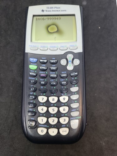 T1-84 Plus Texas Instruments Graphing Calculator - dots on screen - no ...