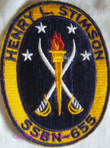 PUS766 - Vintage Navy USS Henry L. Stimson SSBN-655 Patch Sous-Marin ...
