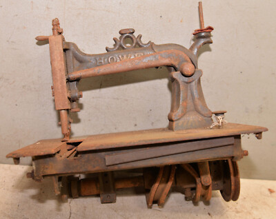 Rare 1800's Elias Howe sewing machine first US patent collectible early ...
