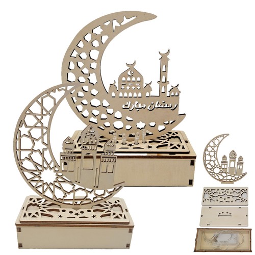 Table Decor LED Light Modem Eid Decorations Wedding Birthday Party Not ...