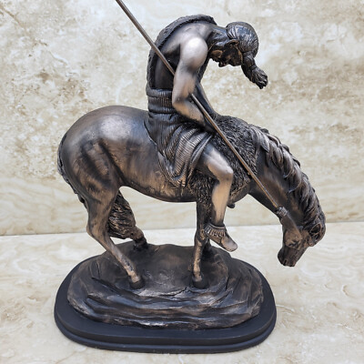 The End of the Trail Native American Indian Heritage Sculpture Horse ...